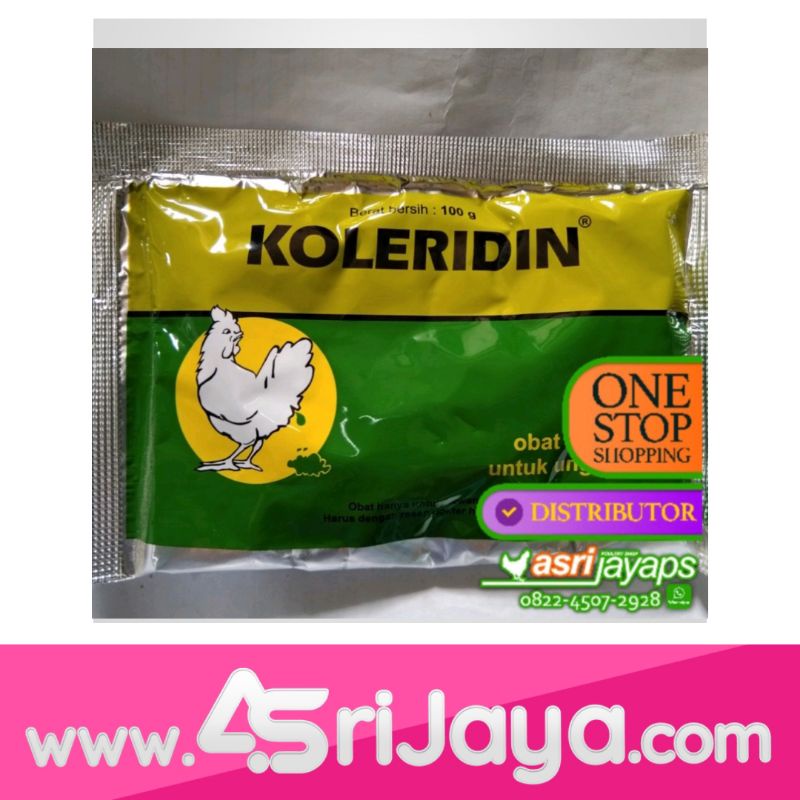 Jual Obat Ayam Kolera CRD Koleridin 100 gr Serbuk Medion | Shopee Indonesia