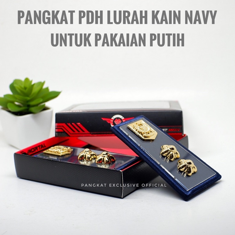 Jual PANGKAT PDH LURAH TERBARU KAIN NAVY UNTUK PDH PUTIH - EXCLUSIVE ...