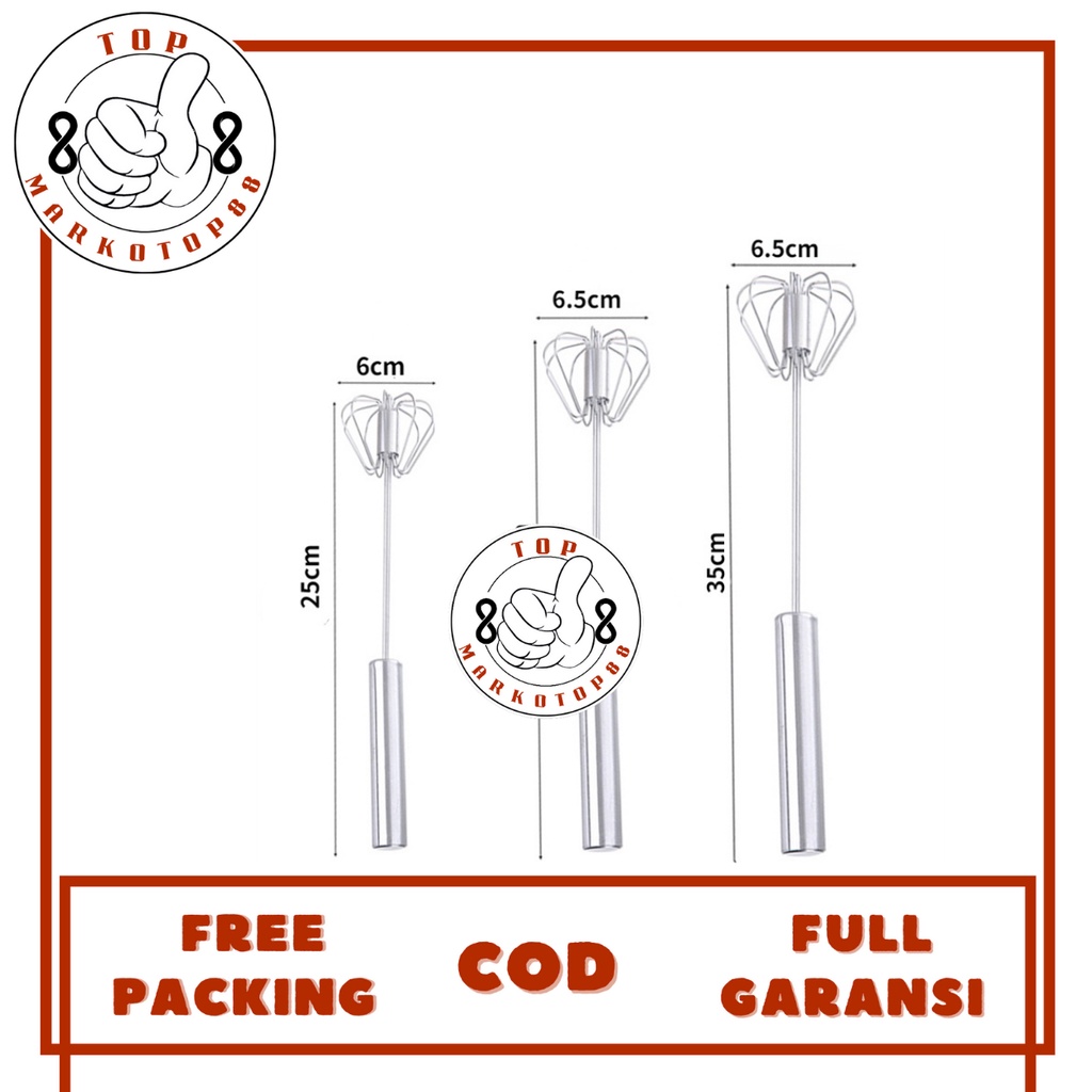 Jual ALAT PENGOCOK MIIXER TELUR MANUAL STAINLESS STEEL GSF 410 ALAT ...