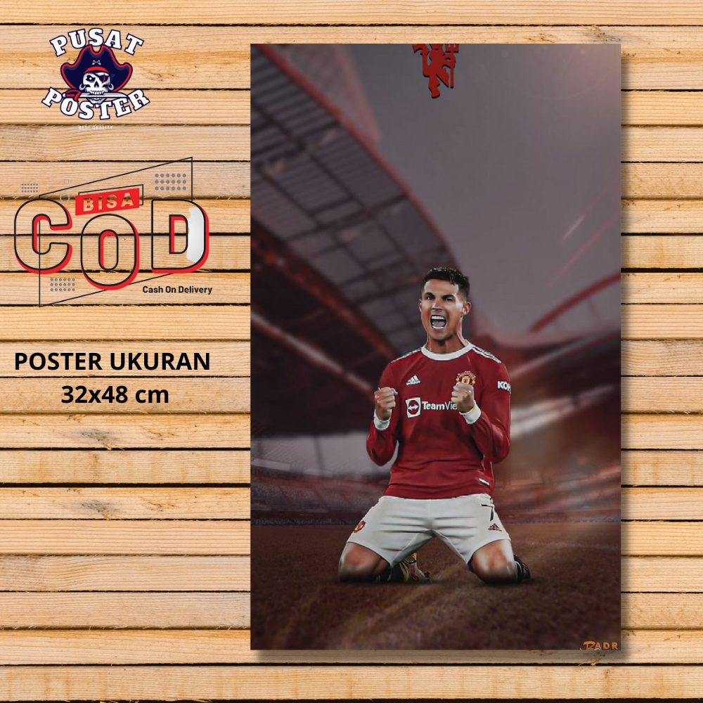 Jual POSTER CRISTIANO RONALDO - POSTER CR7 - POSTER SEPAKBOLA - HIASAN ...