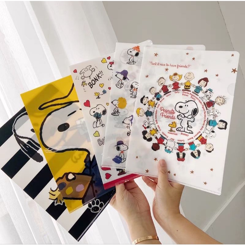 Jual 31x22 clear file folder map snoopy | Shopee Indonesia