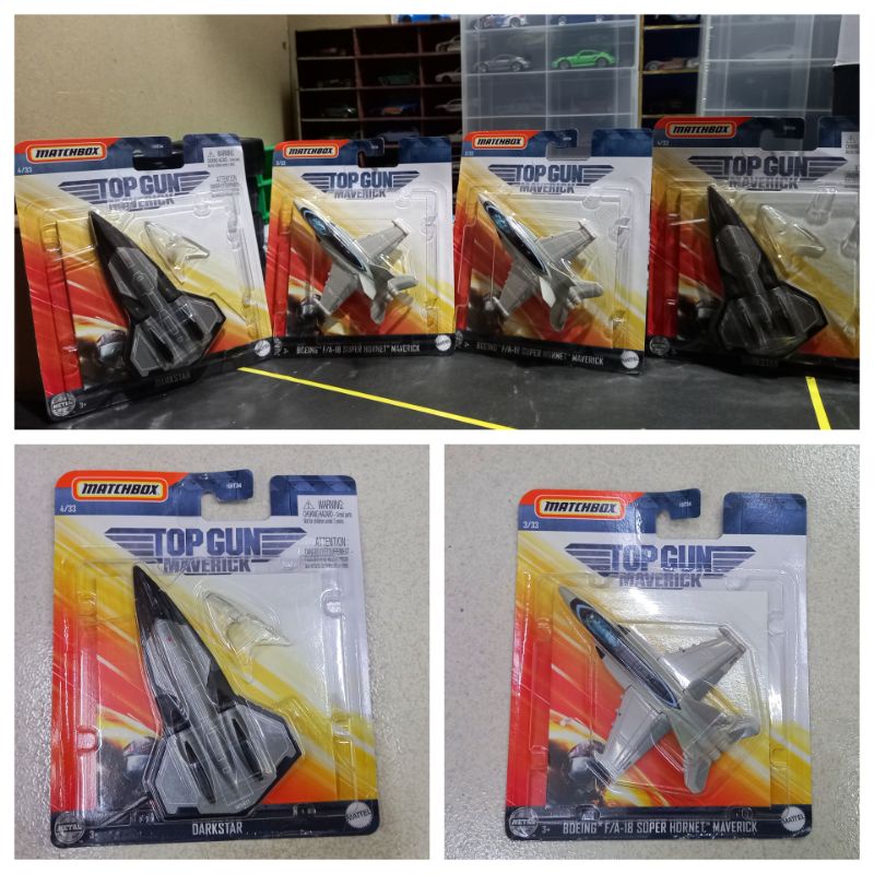 Jual TOP GUN MAVERICK MATCHBOX SKYBUSTER (DARK STAR,NORHTROP,MBX PUSHER ...