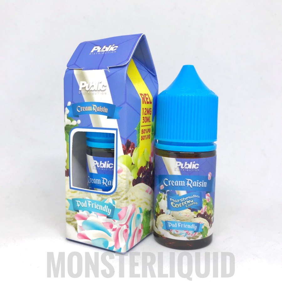 Jual PODS FRIENDLY CREAM RAISIN V3 MARSHMALLO PUBLIC 12MG 30ML | Shopee ...
