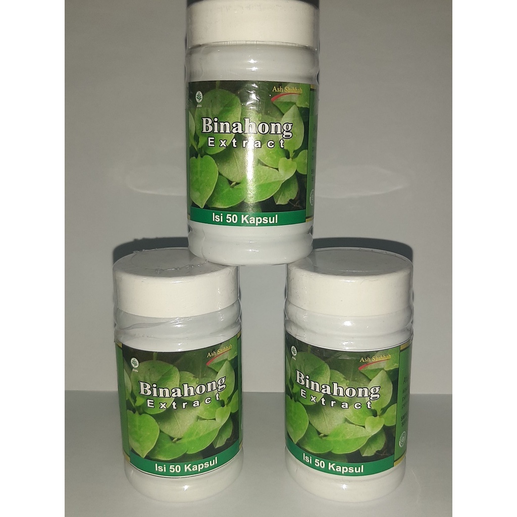 Jual Kapsul Ekstrak Daun Binahong Ash-Shihhah isi 50kapsul 100% Original | Shopee Indonesia