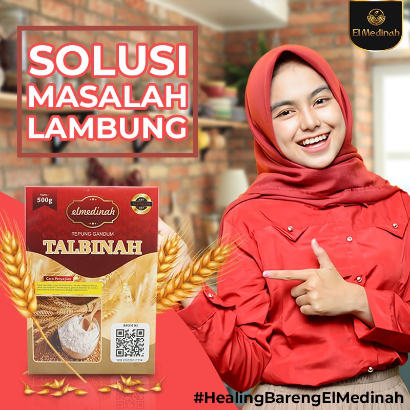 Jual talbinah tepung bubur gandum untuk maag EL MEDINAH ORIGINA GANDUM ...