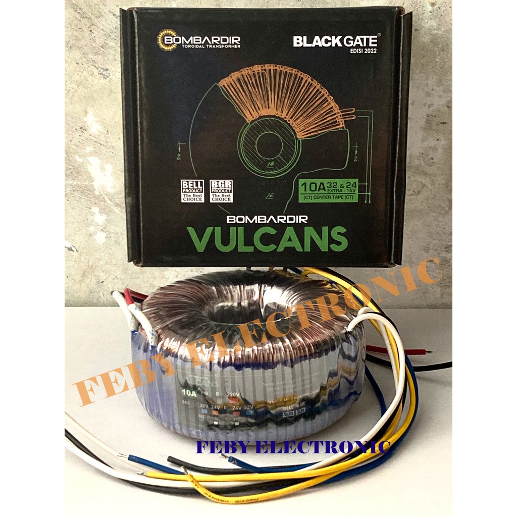 Jual TRAFO TOROIDAL 10A CT 24V & 32V VULCANS DONAT BOMBARDIR | Shopee ...