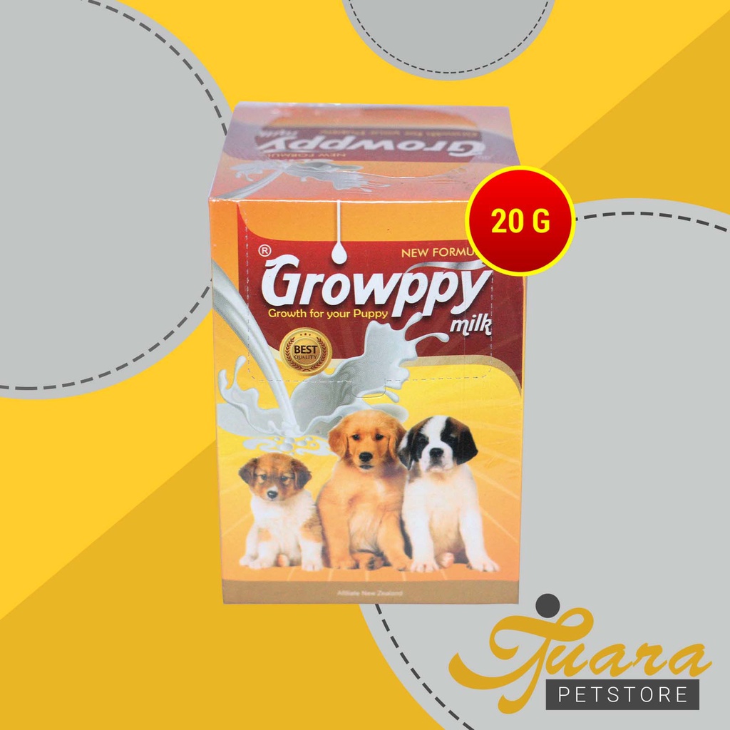 Jual Susu anak anjing puppy milk GROWPPY Dog Milk Puppy 30 gr anakan sachet | Shopee Indonesia