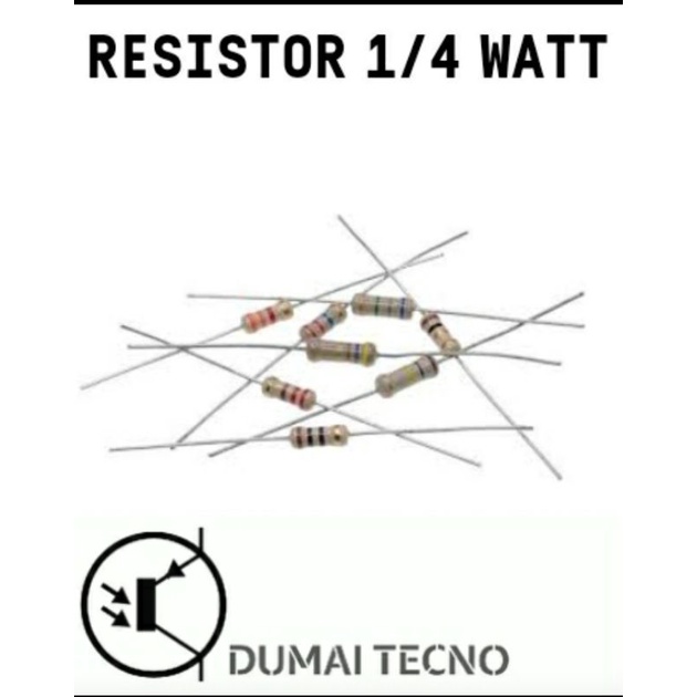 Jual resistor 1/4watt 0,25watt 2k2 2k2r 2k2ohm 2k2 ohm 2200ohm 2200 ohm ...