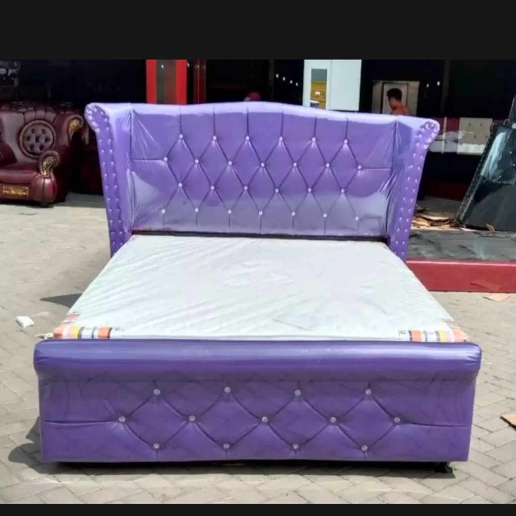 Jual Divan /Difan Kasur Jaguar Dobel Sandaran Bahan Oscar Tanpa Kasur ...