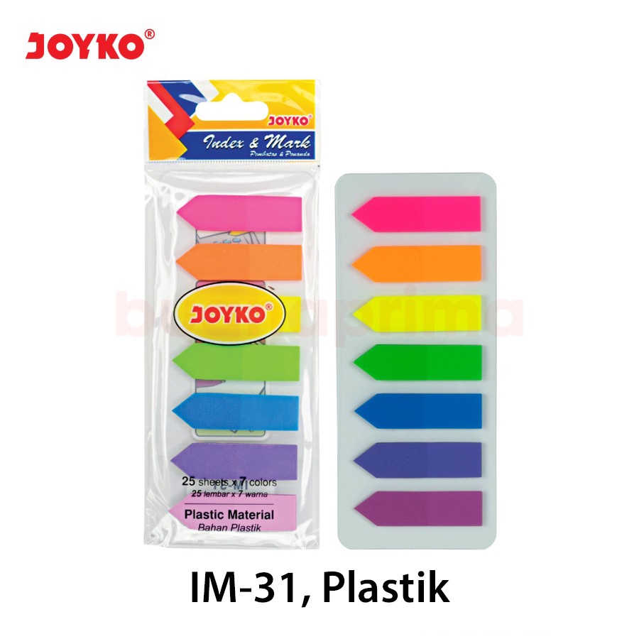 Jual Sticky Notes Plastik Joyko IM-31 Post Stick It Note Panah Index ...