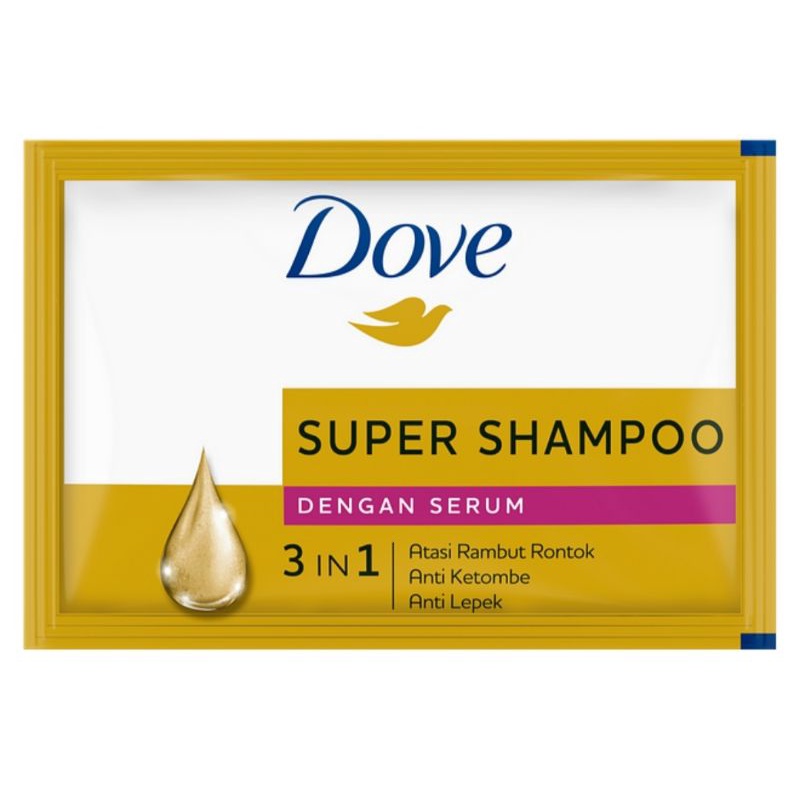 Jual Dove Shampo Super Serum 3 in 1 Renceng ( isi 12 sachet ) | Shopee ...