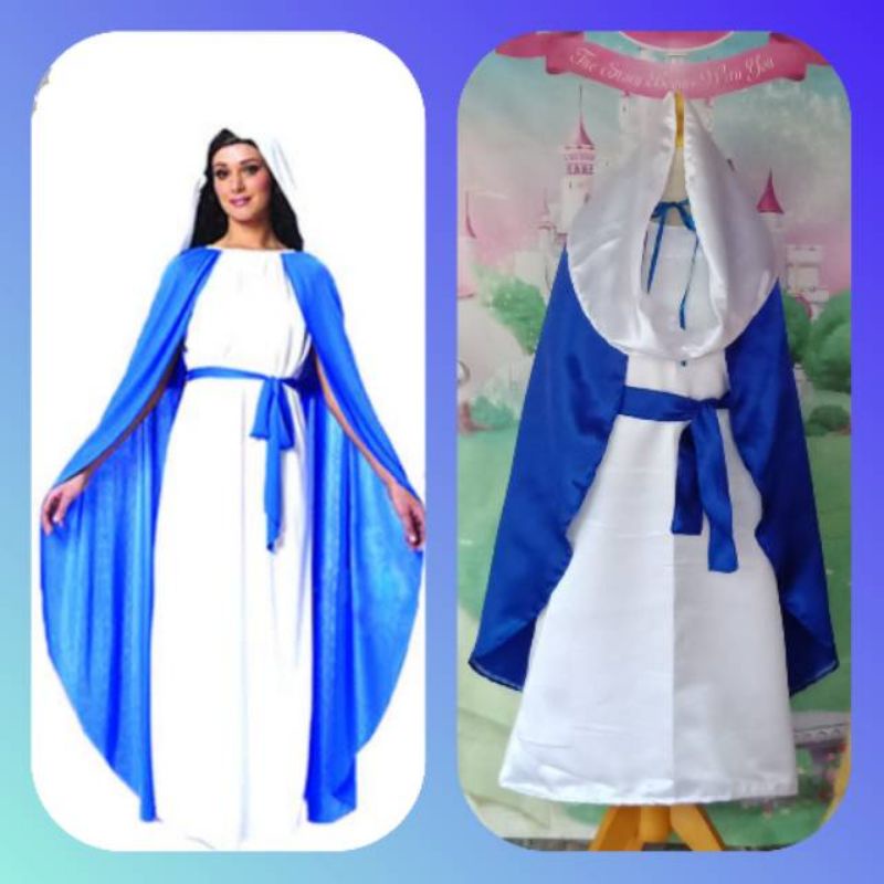 Jual Kostum Cosplay Natal Baju Bunda Maria Anak | Shopee Indonesia