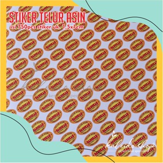 Jual Stiker Label Telur Asin isi 750pcs | Shopee Indonesia