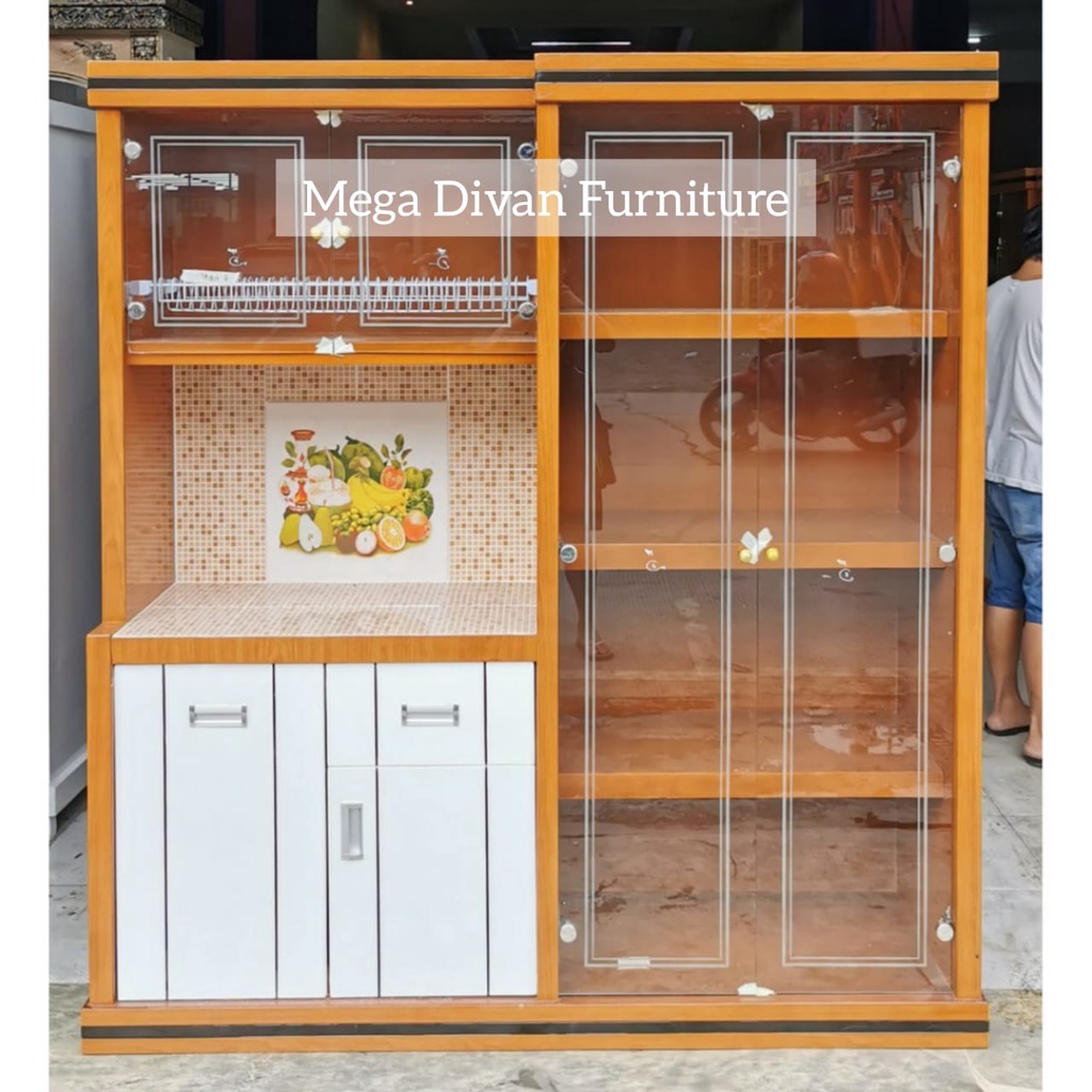 Jual Lemari Piring / Rak Sayur/ Lemari Sayur/ Rak Piring 4 PINTU ...