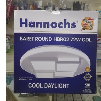 Jual LAMPU LED HANNOCHS BARET ROUND HBR02 72W CDL | Shopee Indonesia
