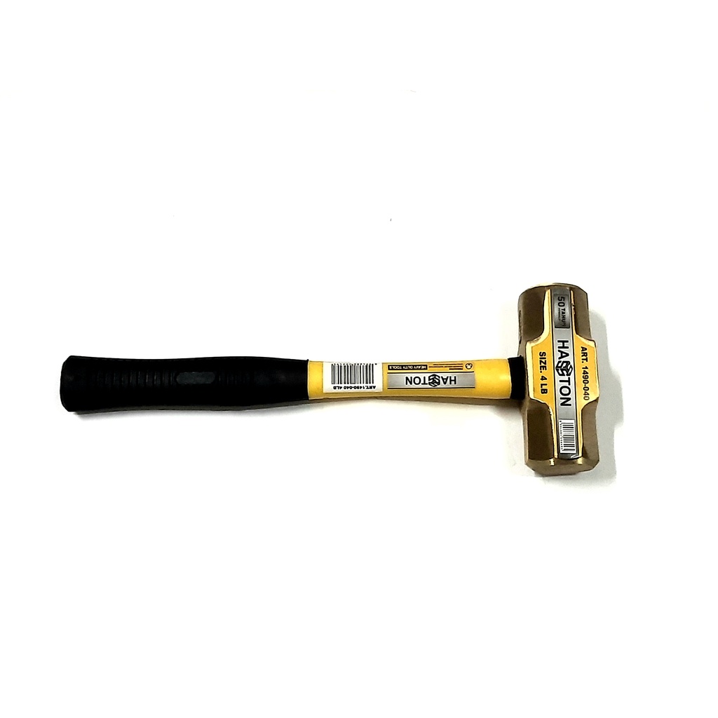 Jual Martil Palu Kuningan 4lb / 2kg Gagang Fiber Brass Hammer Hasston ...