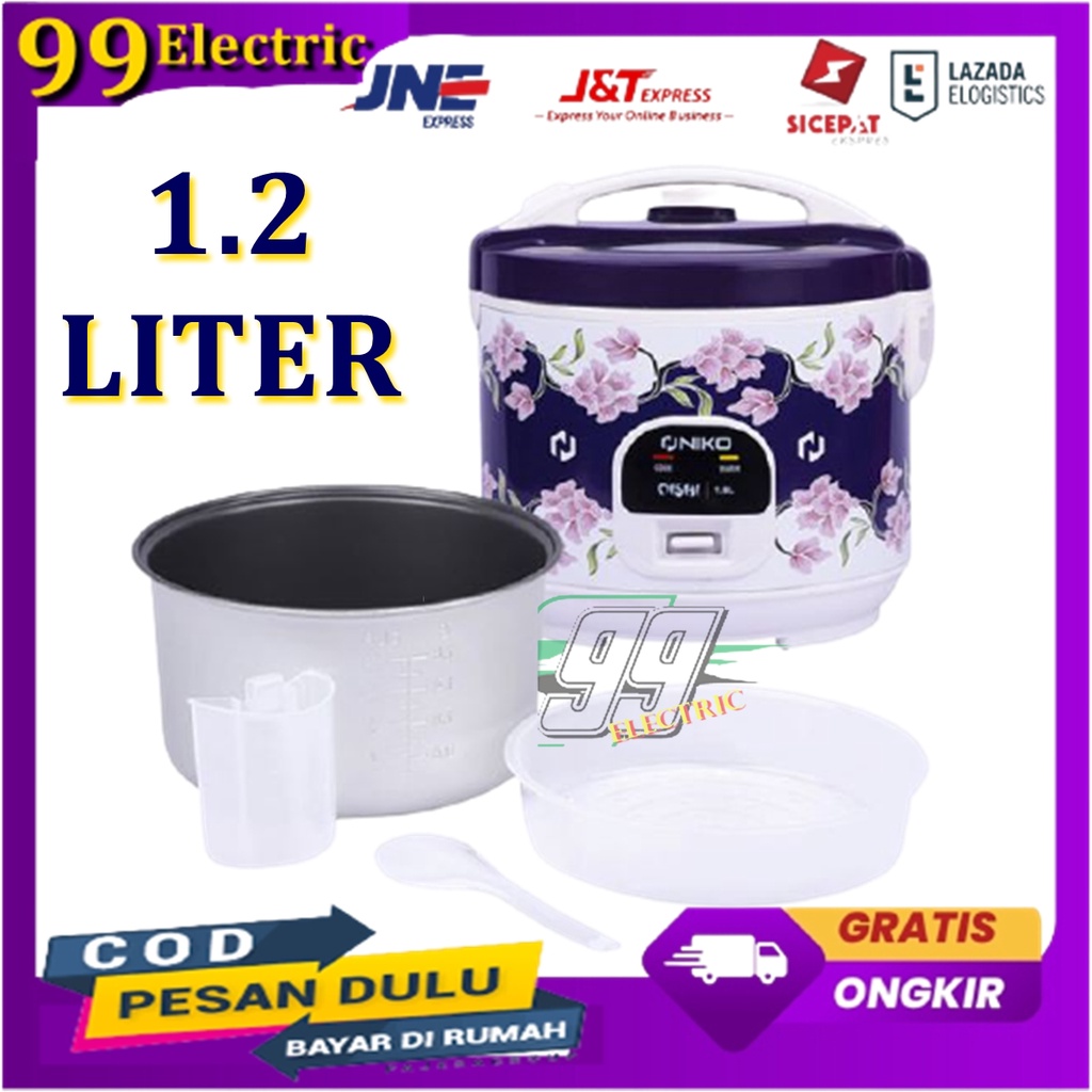Jual MAGIC COM 1,2 LITER NIKO OISHI BATIK PENANAK NASI 1,2 LITER ...