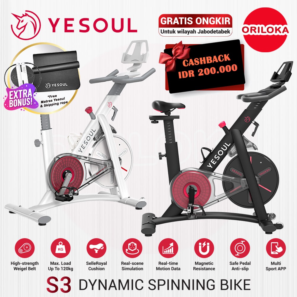 Jual Yesoul S3 Smart Spinning Bike / Sepeda Statis - Garansi Resmi Yesoul | Shopee Indonesia