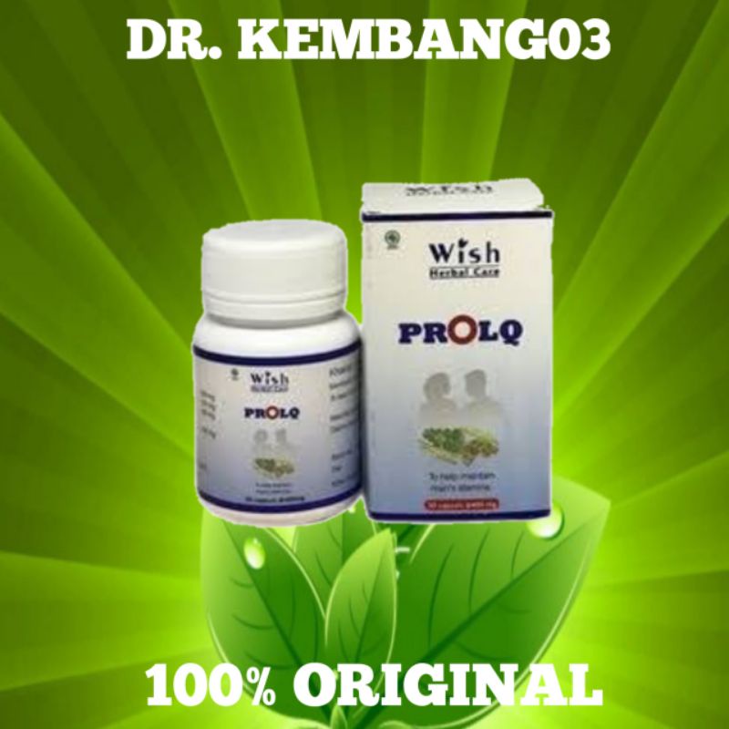 Jual WISH PROLQ - PRO LQ suplemen herbal stamina pria (Dr.Boyke ...