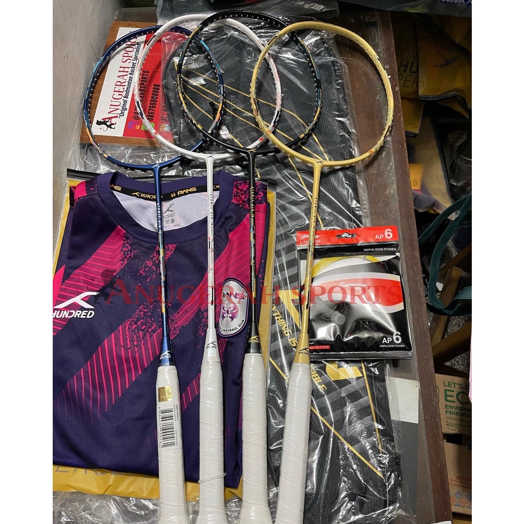 Jual Raket Badminton HUNDRED ATOMIC AIR 78 ORIGINAL | Shopee Indonesia