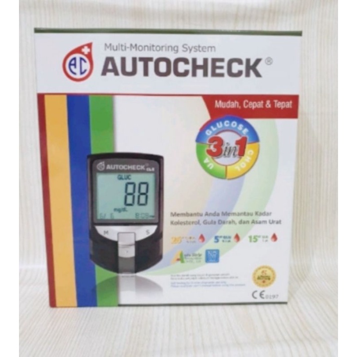 Jual Autocheck Alat GCU 3 IN 1( Tanpa Bonus Strip ) | Shopee Indonesia
