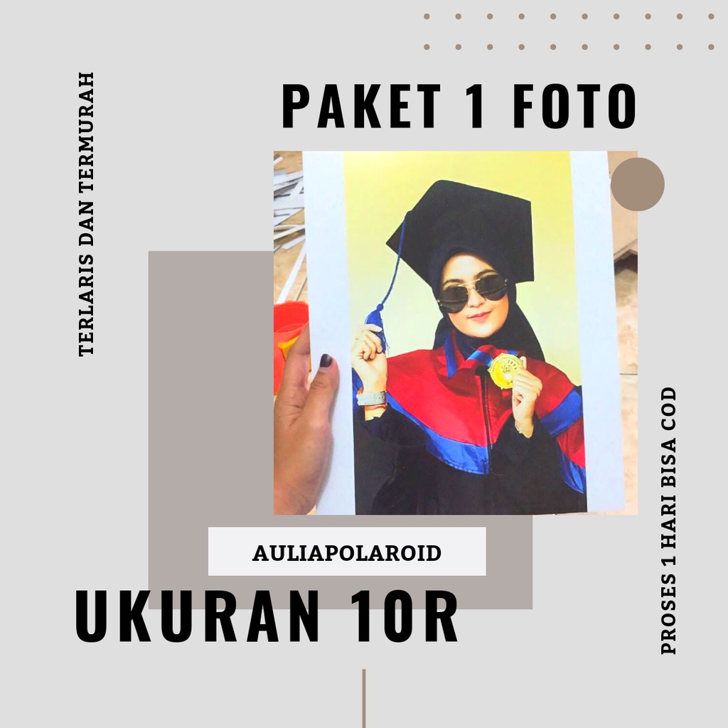 Jual CETAK FOTO UKURAN 10R PAKET 1 FOTO TERLARIS DAN TERMURAH PROSES 1 ...