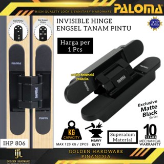 Jual PALOMA IHP 806 ENGSEL CONCEALED INVISIBLE HINGE ENGSEL TANAM PINTU ...