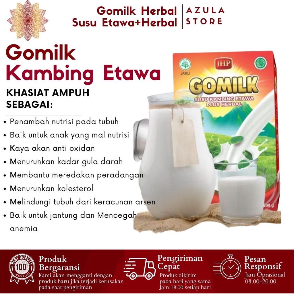 Jual GOMILK / SUSU KAMBING ETAWA / HARGA GROSIR | Shopee Indonesia