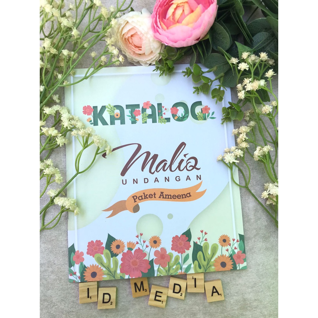 Jual Katalog Blangko Undangan Maliq Seri Ameena | Shopee Indonesia