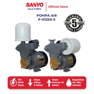 Jual SANYO Mesin Pompa Air Sumur OTOMATIS- P-H125A-S Horizontal ...