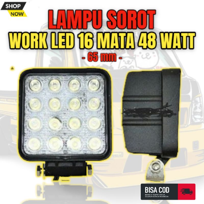 Jual Lampu Tembak Sorot Led Mobil Super Terang 12 24 Volt Truck Work ...