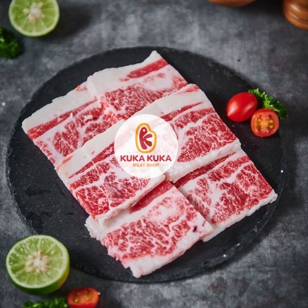 Jual Daging Sapi Yakiniku Cut Wagyu Karubi MB 6-7 Premium Halal! Ready ...