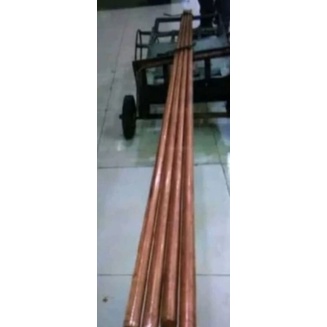 Jual Grounding Rod/Copper Rod Arde Pancang 5/8 x2 Meter Full Tembaga ...