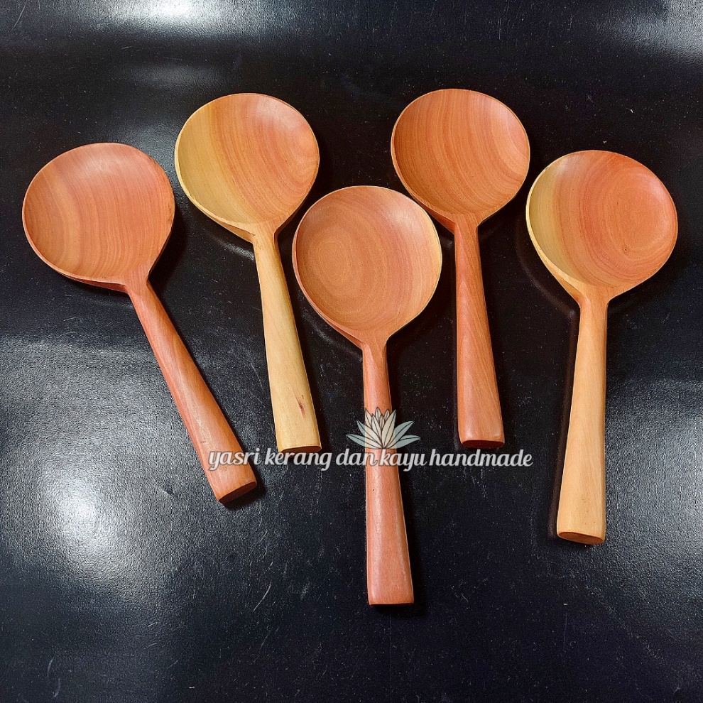 Jual Centong kayu bulat - Centong nasi kayu | Shopee Indonesia