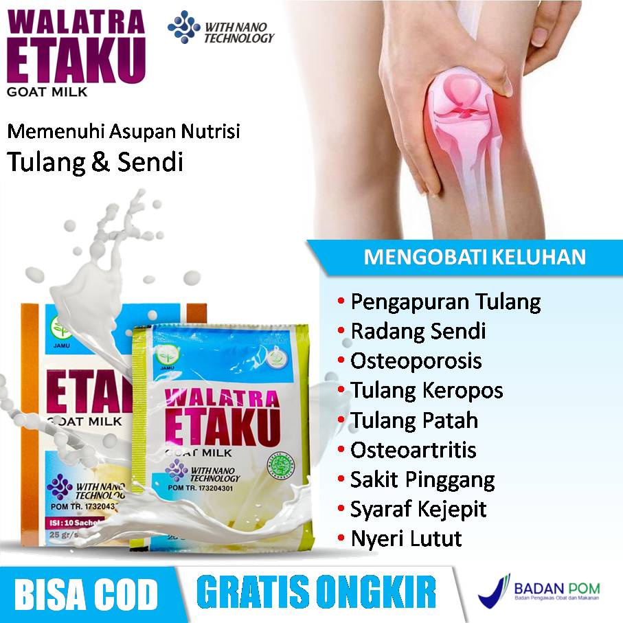 Jual Susu Pengapuran Tulang, Radang Sendi, Osteoporosis, Tulang Keropos ...