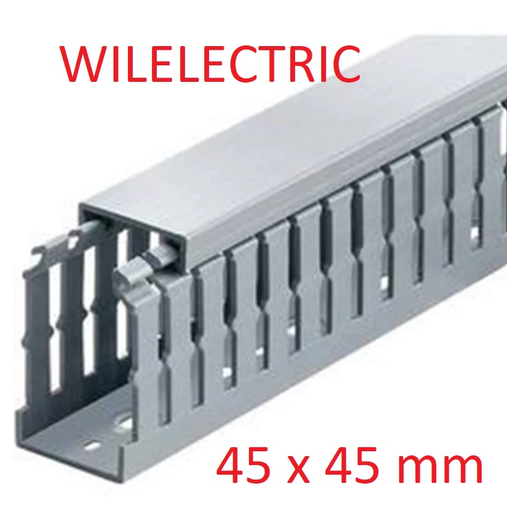 Jual kabel cable duct dak wiring 45x45 45 x 45 mm lubang abu abu 1.7 ...