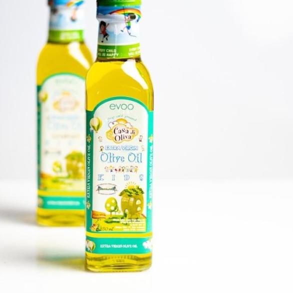 Jual EVOO Casa di Oliva Extra Virgin Olive Oil 250 ml For Kids Baby ...