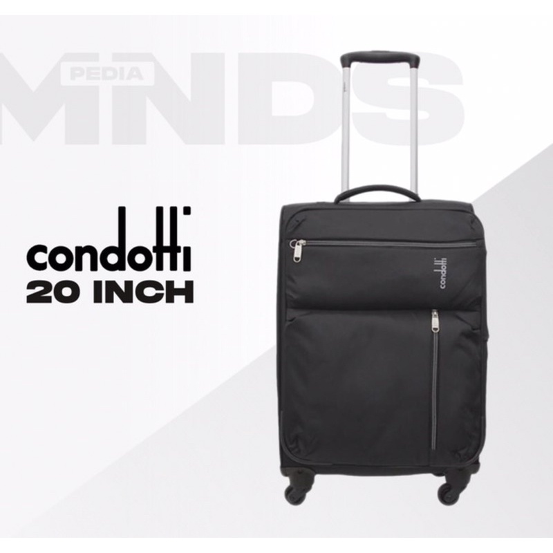 Jual Koper Kain 20 Inch Condotti Softcase Ultralight 2,2 Kg | Shopee ...