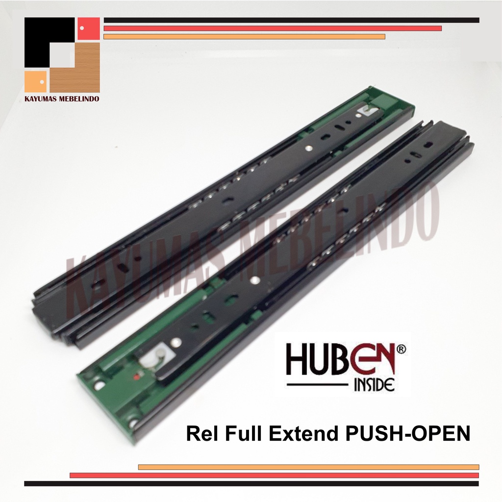 Jual Rel Laci HUBEN DOUBLE TRACK PUSH OPEN PO-45 (per pasang) | Shopee ...