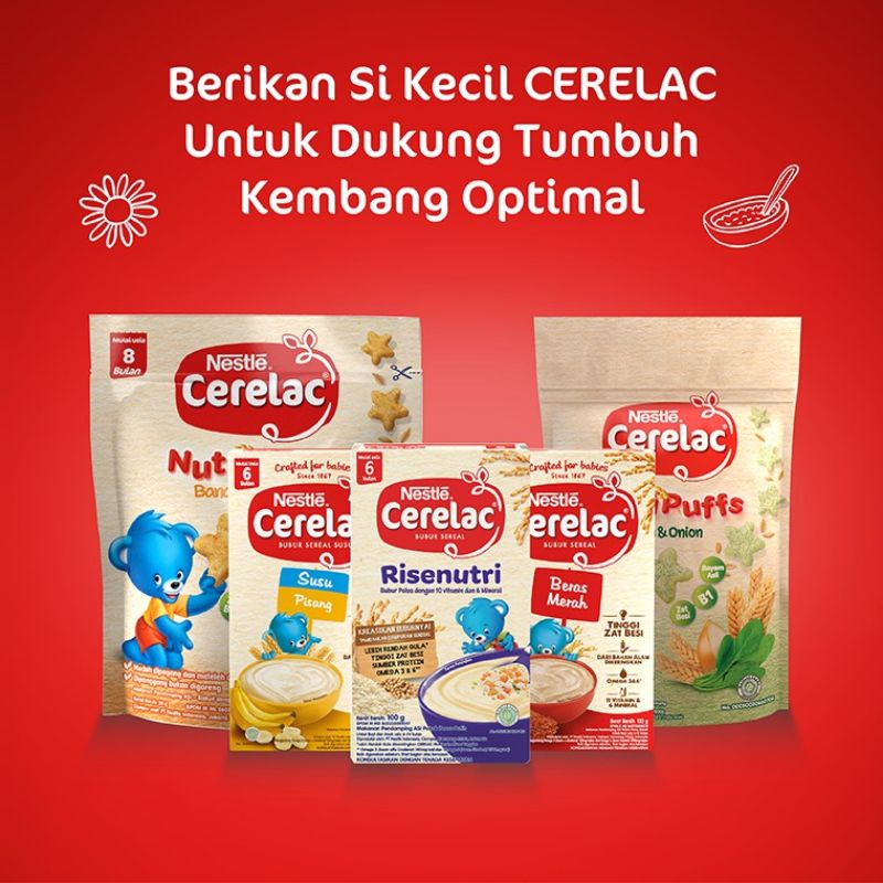 Jual 0Nestle Cerelac Bubur Bayi Instant Nestle cerelac Homestyle Usia 6-12 Bulan Rasa Kacang ...