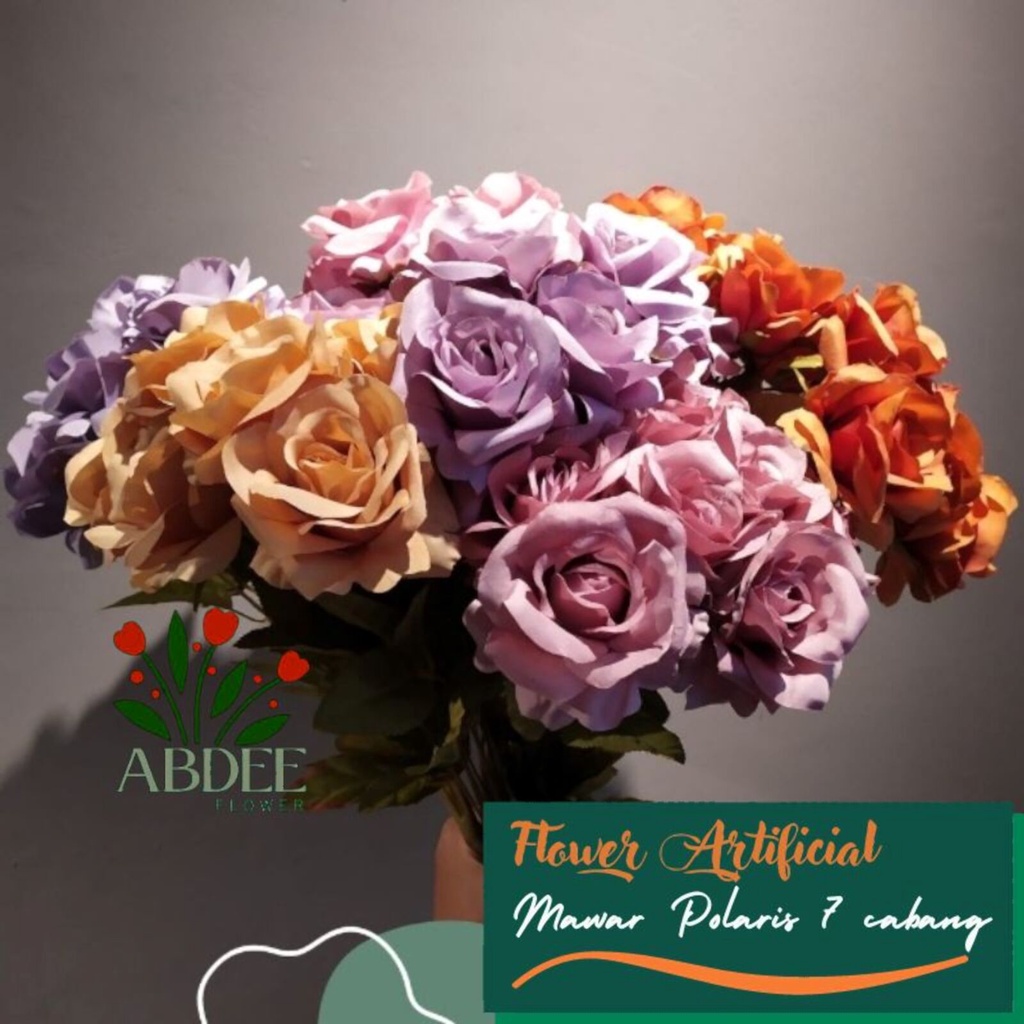 Jual Bunga Artificial Mawar dekorasi wedding buket cantik estetik ...