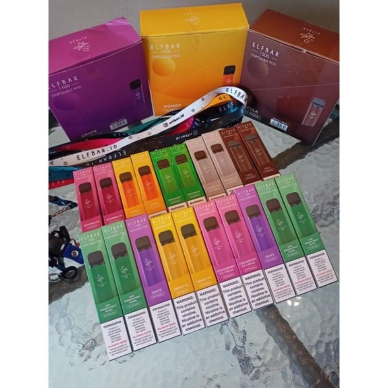 Jual Harga Promo 100% Ori New varian ELFBAR ELF BAR 1500 - MG | Shopee ...