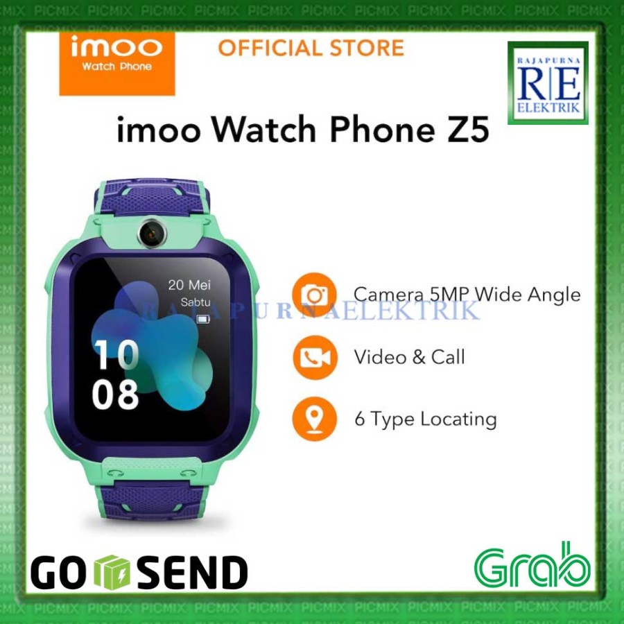 Jual IMOO Z5 Watch Phone Jam Anak Pintar - Waterproof - Garansi Resmi ... Jual IMOO Z5 Watch Phone Jam Anak Pintar - Waterproof - Garansi Resmi ...