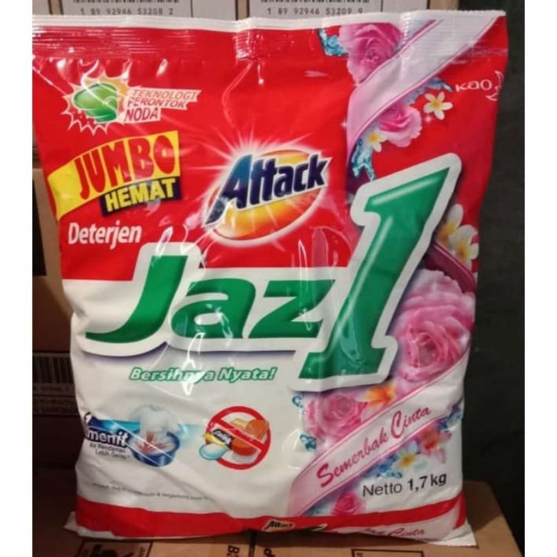 Jual Attack Jaz1 detergen bubuk ukuran 1,7kg/850g | Shopee Indonesia