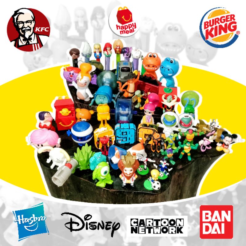 Jual Preloved toys | Mainan second | Action figure |KFC | Happy meal | Burger king | Hasbro ...