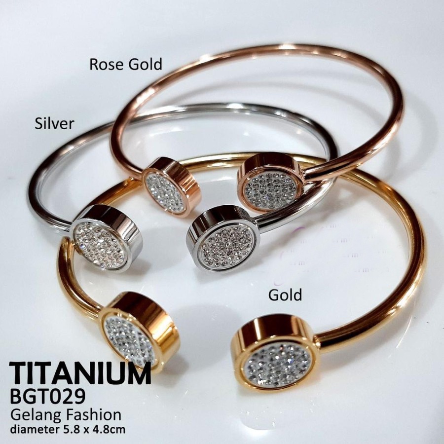 Jual Gelang Titanium Branded BVL Perhiasan Import Kualtitas Premium ...
