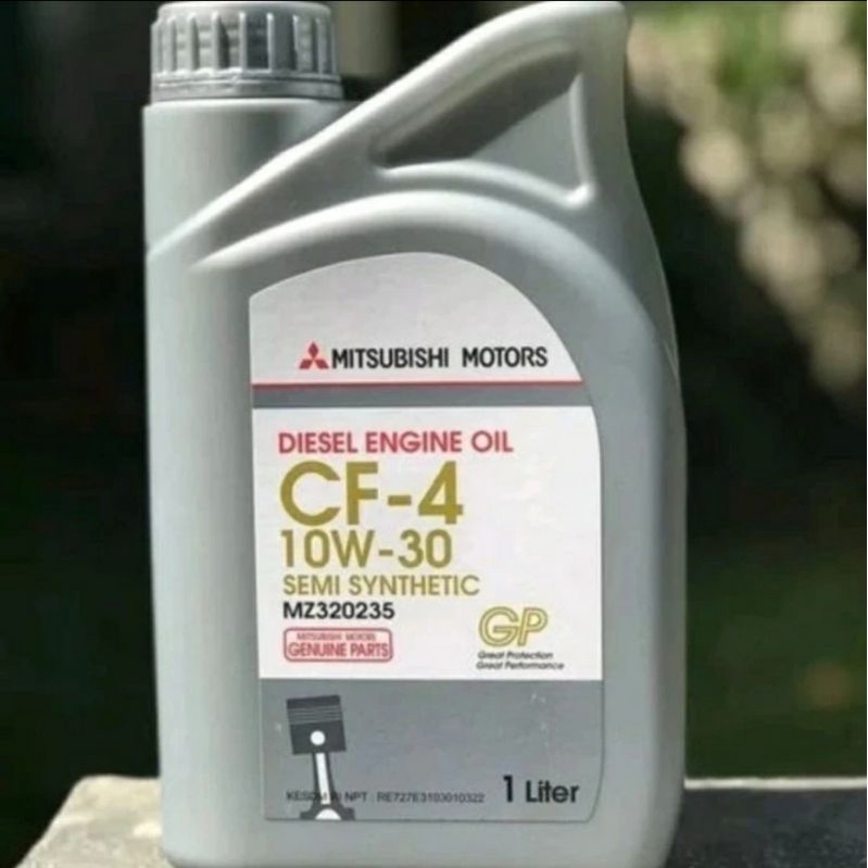 Jual Oli Mesin Mitsubishi Diesel SAE 10W30 / 10W-30 Semi Synthetic Api CF4 1L | Shopee Indonesia