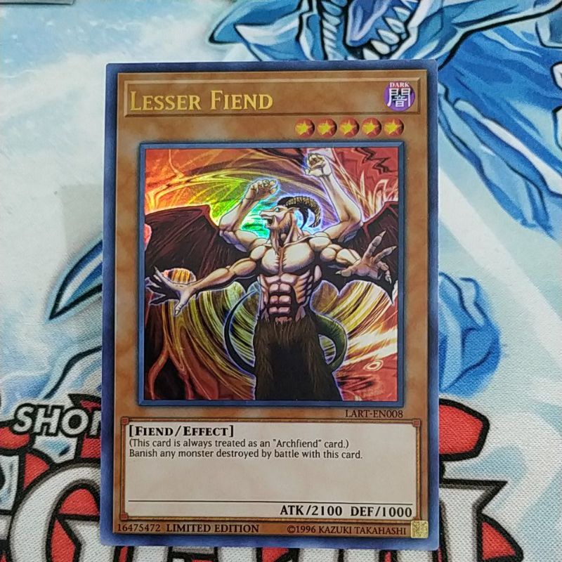 Jual yugioh lesser fiend LART ultra rare original | Shopee Indonesia