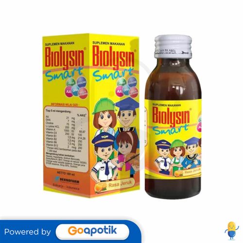 Jual Biolysin Smart Sirup 60 Ml | Shopee Indonesia