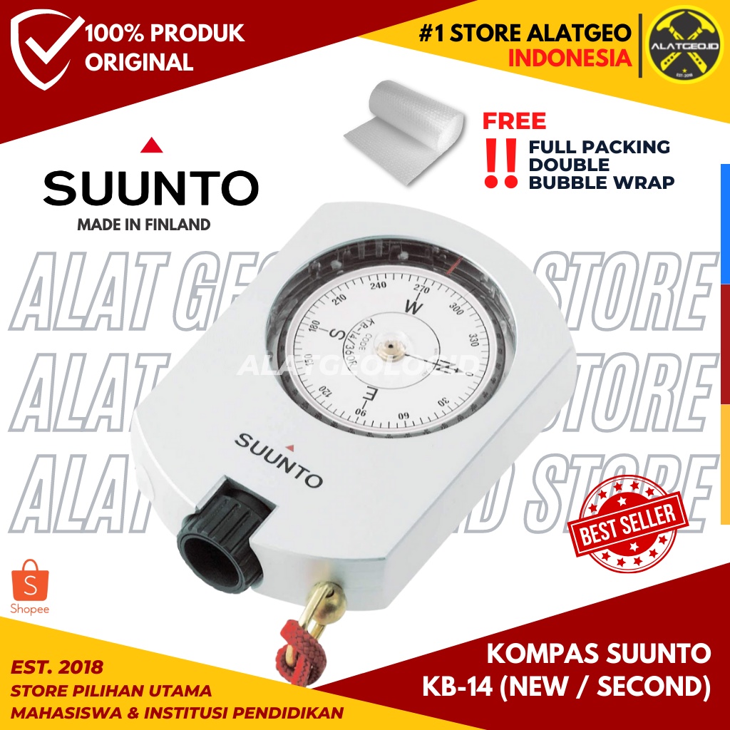 Jual Kompas Suunto KB-14 Original Metal KB14 360 Sunto | Shopee Indonesia